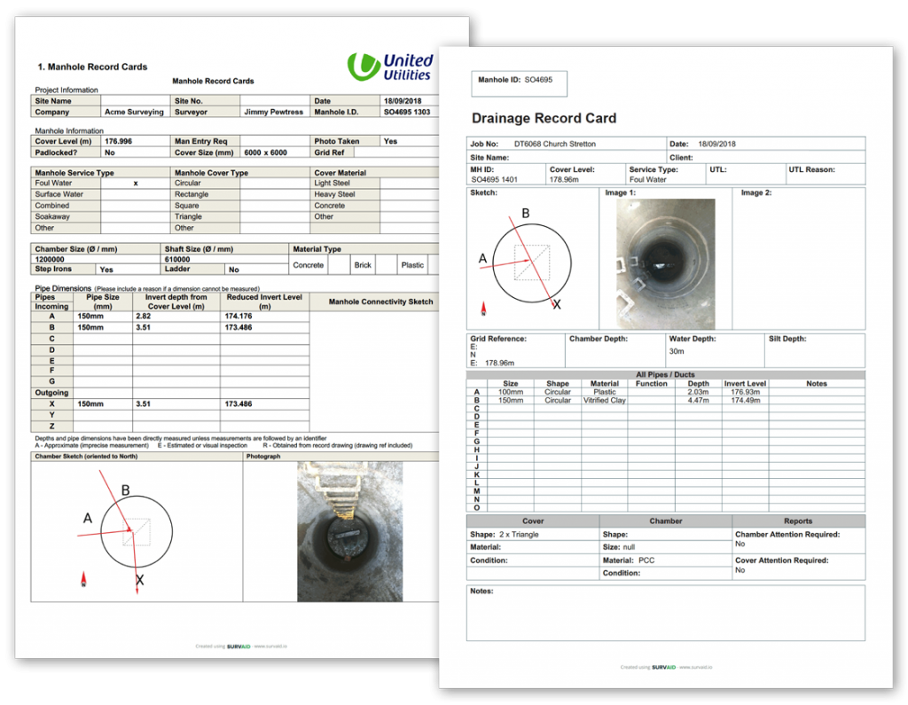 Manhole Inspection | Collect, Sketch, Export | Survaid